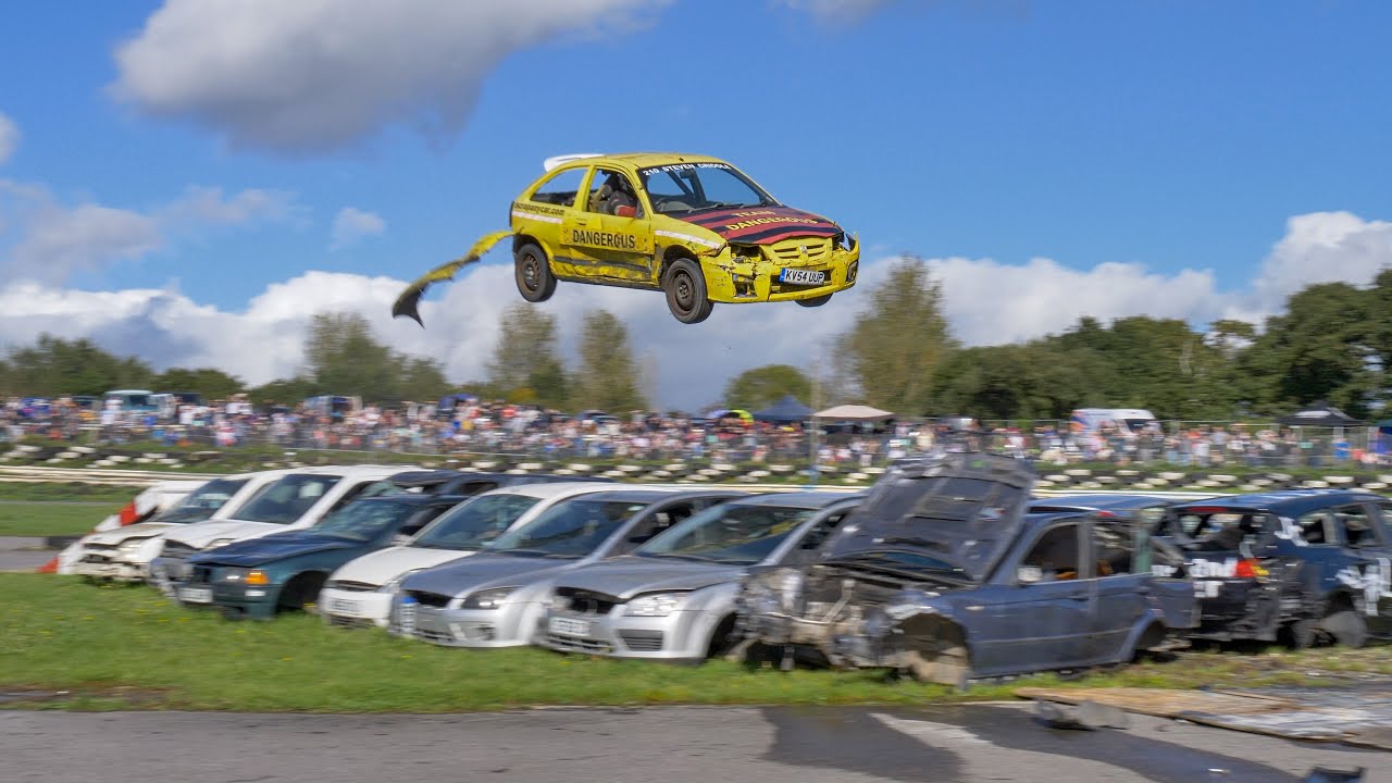 The Last Ever Car Jump! Angmering Raceway - YouTube