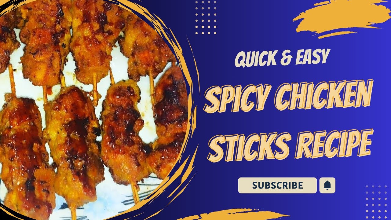 Spicy Chicken Sticks Recipe | Bakery-Style Crispy Snack | Ramadan ...
