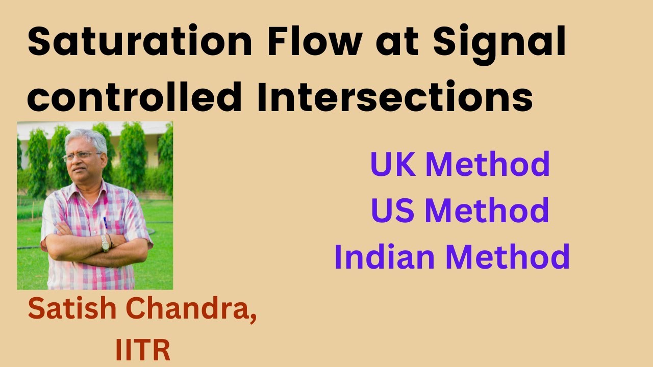 #flow, #Signals, #capacity, Estimation of Saturation flow at signal ...