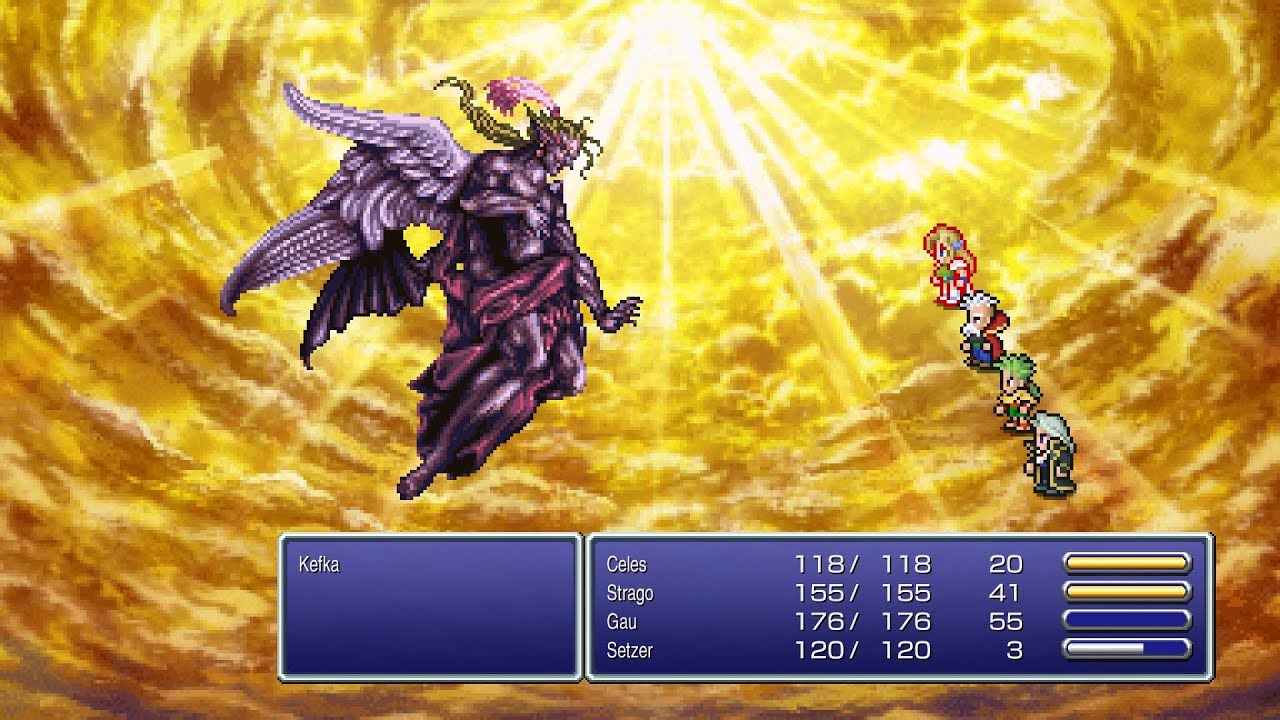 Final Fantasy VI Pixel Remaster Low-level : Kefka - YouTube