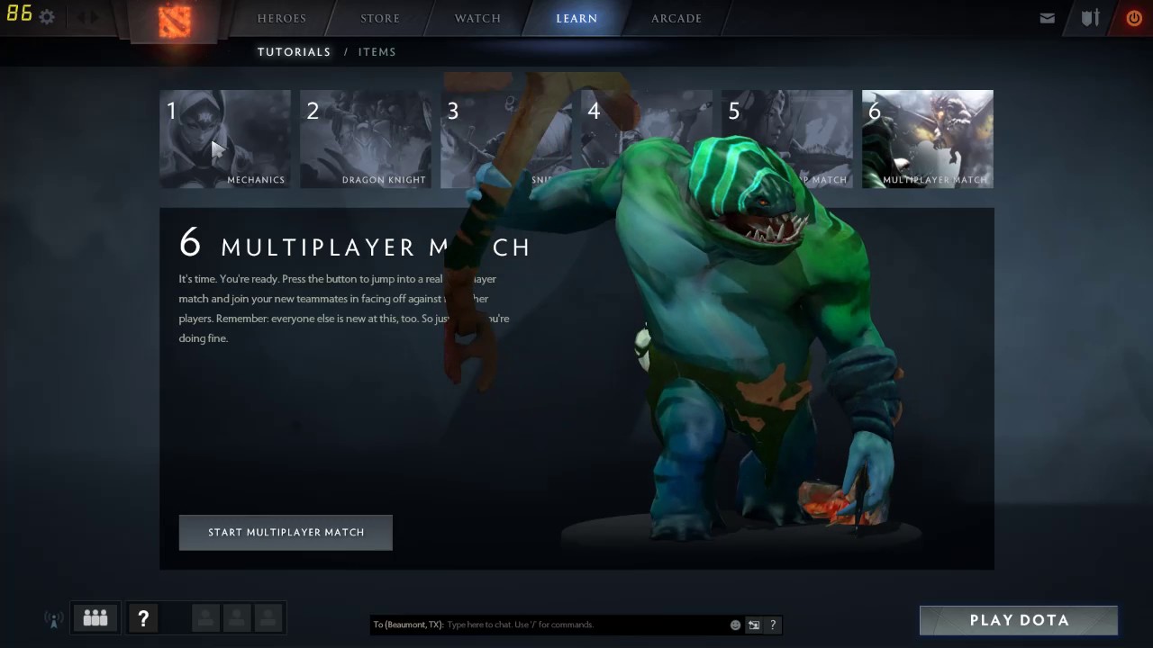 Dota 2 menu - YouTube