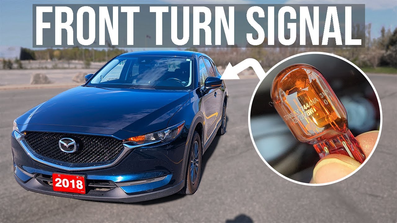 How to Replace Front Turn Signal Bulb - Mazda CX-5 (2017-2021) - YouTube