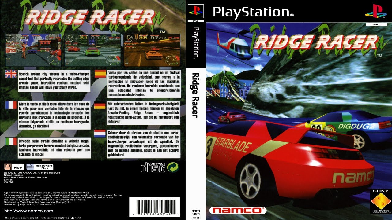 Ridge Racer (1993) - Full Gameplay | PS1 | UHD | 4K | - YouTube