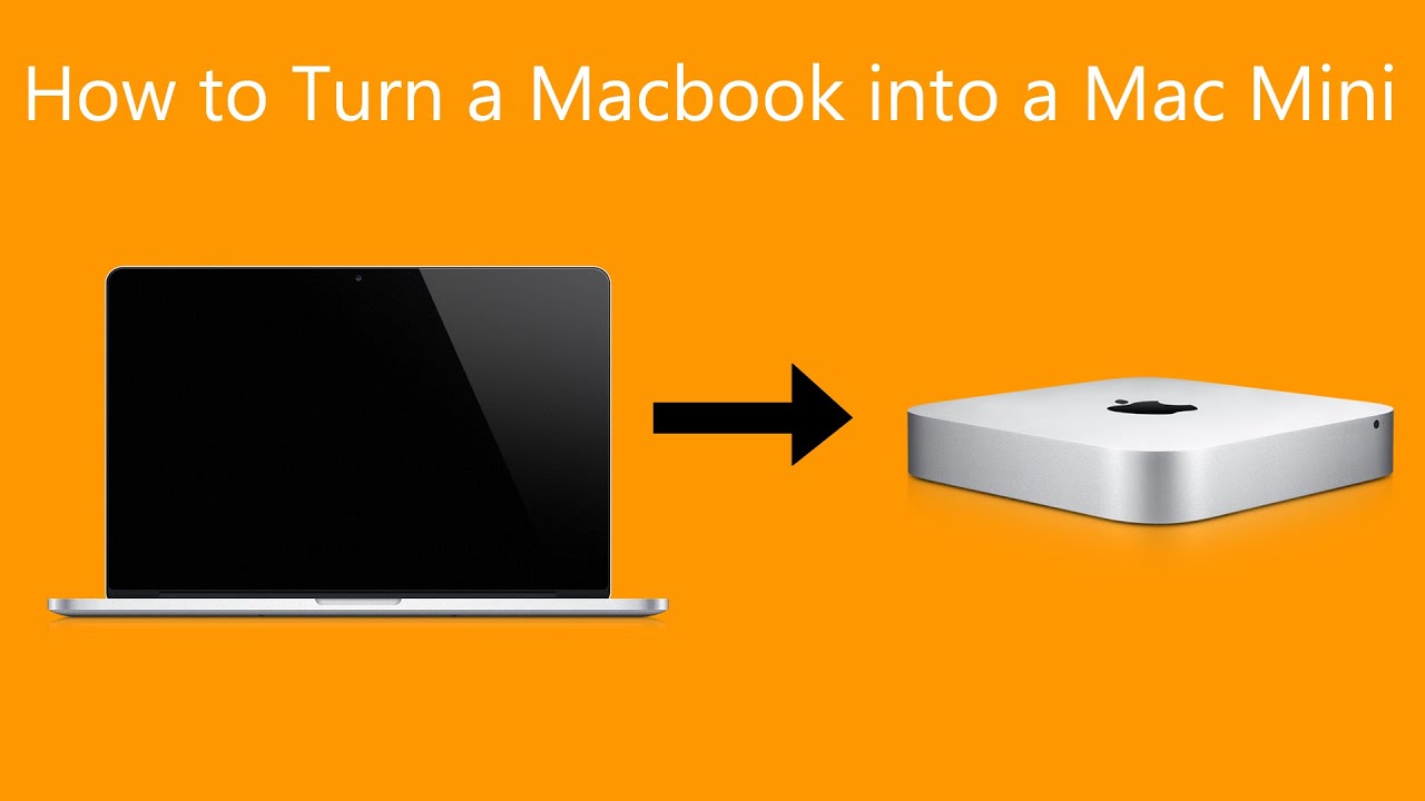 How to turn a Macbook Pro in to a Mac Mini - YouTube