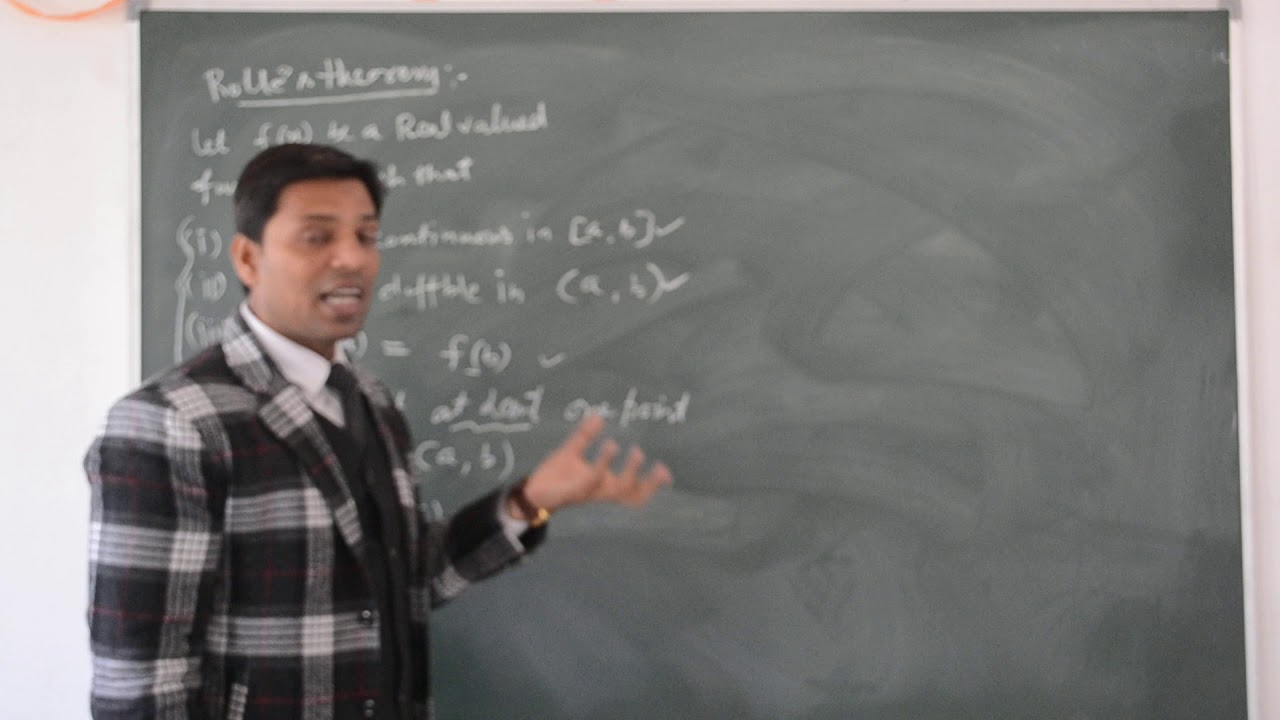 Rolle`s theorem introduction - YouTube