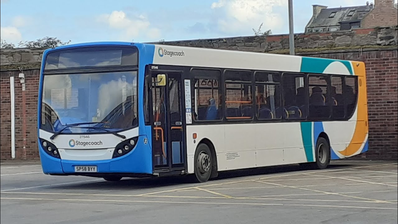 46: Stagecoach Fife ADL Enviro 300 27546 (SP58 BYY) - YouTube