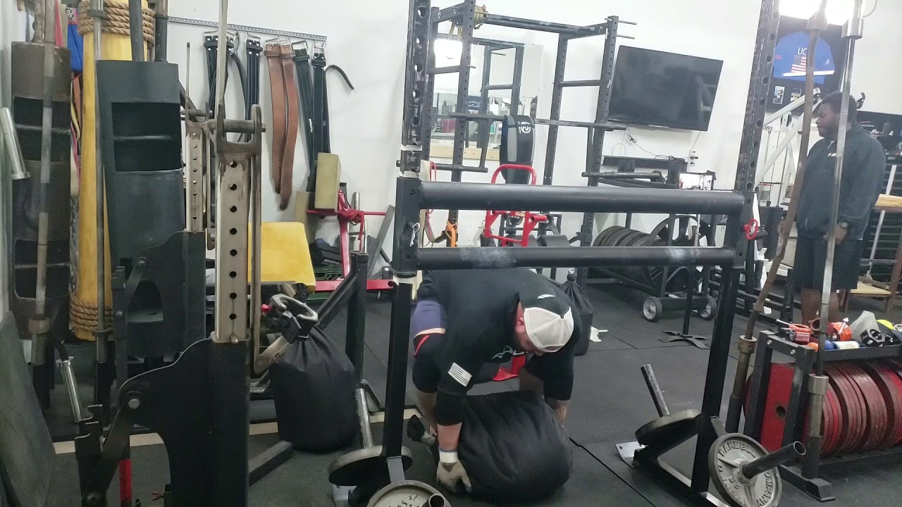 Sandbag over the bar - YouTube