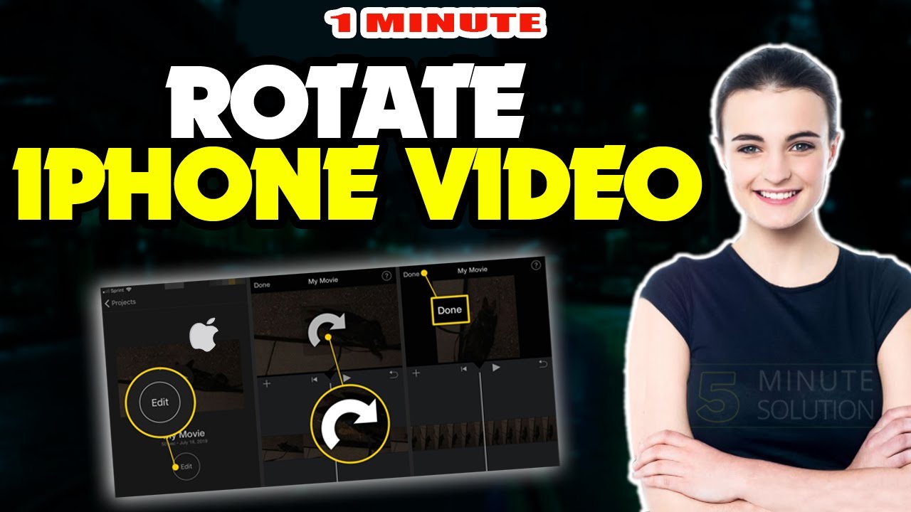 How to Rotate iphone video 2024 [ Easy Solution ] - YouTube