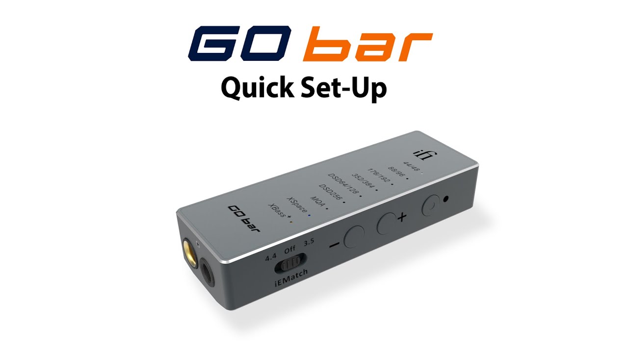 GO bar Quick Set-Up Guide - YouTube