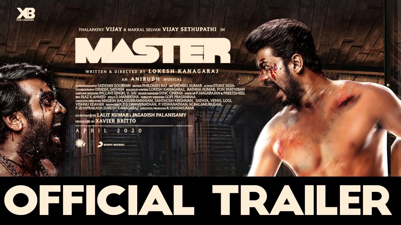 Official - Master Trailer Tamil | Thalapathy | Vijay Sethupathy | Arjun ...