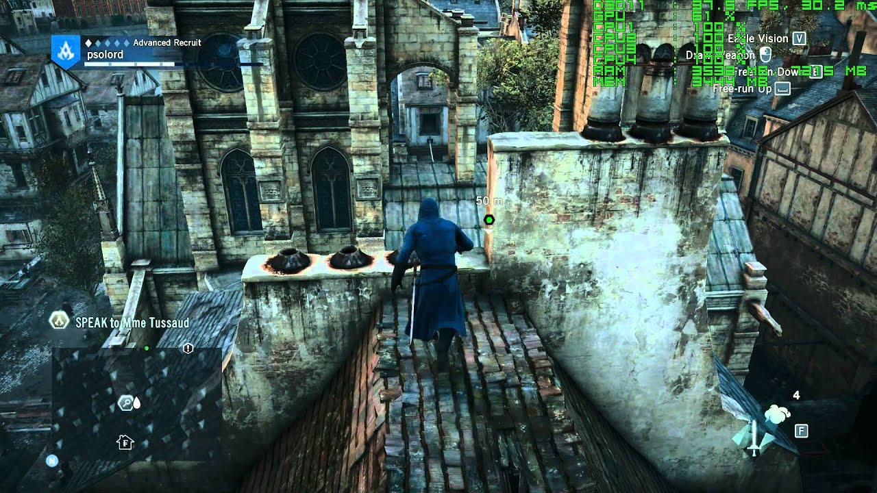 Assassin's Creed Unity 1920X1080 Custom Ultra GTX 970 @1.5Ghz Q9550 ...