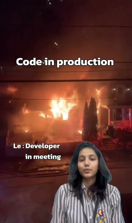 Code In Production 😂😂 Developer In The Meeting Funny Funnyaurat Softwareengineer
