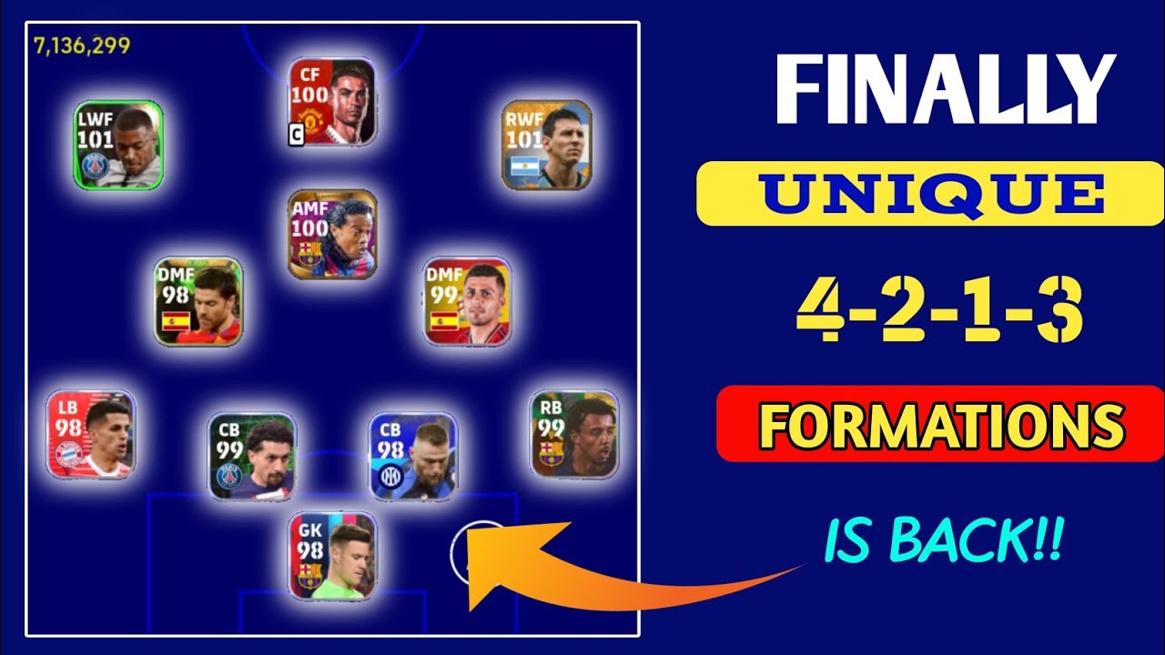 Finally 4-2-1-3 Formation Is Back!! 😱 How To Get 4213 Formation In ...