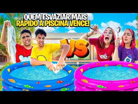 QUEM ESVAZIAR A PISCINA PRIMEIRO, VENCE *afogamos?