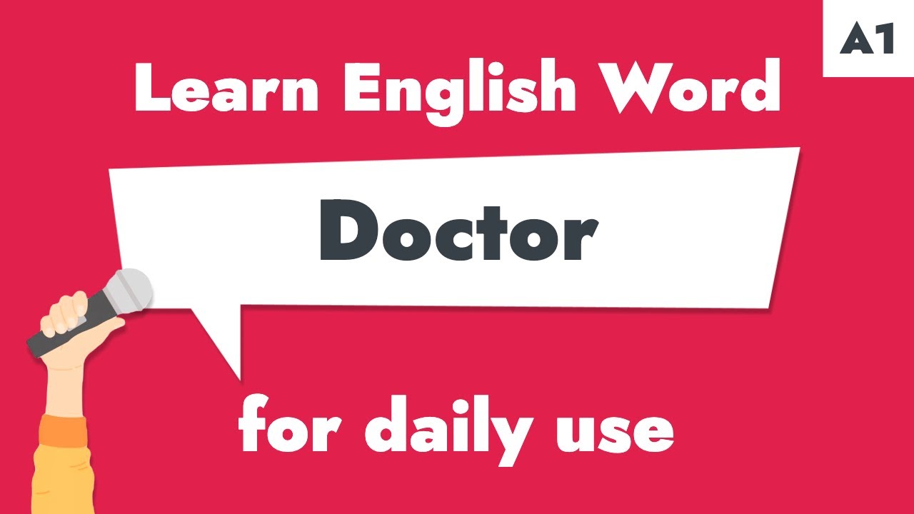 #118 – "Doctor" | Learn A1 English Noun – Describe professions simply ...