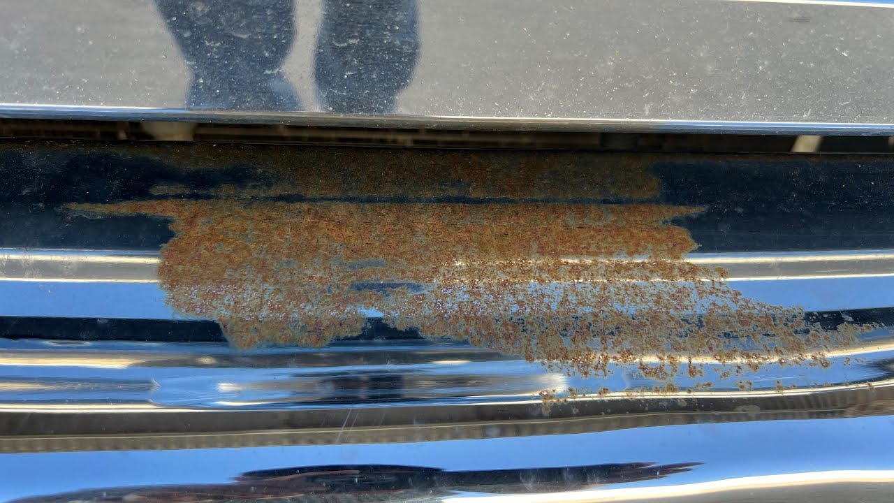 Remove rust with Steel Wool and Water - YouTube