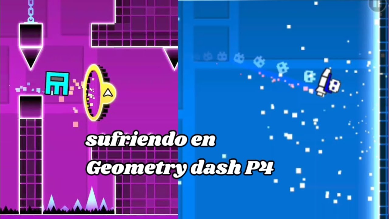 pasando lo niveles de GEOMETRY DASH P4 - YouTube