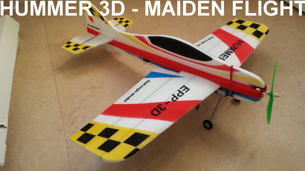 RC Sweden - Hummer EPP 3D - Maiden flight - YouTube