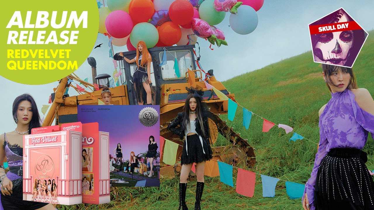 REDVELVET - QUEENDOM Album Unboxing Preview (New Kpop Song) 레드벨벳 미니6집 ...