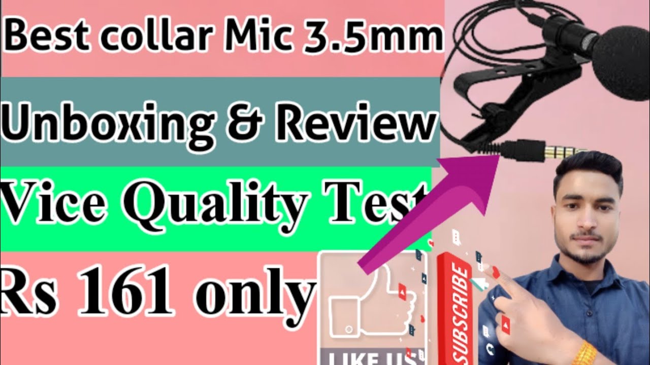 My first unboxing &🔥 review collar Mic ||Best collar mic YouTube video ...