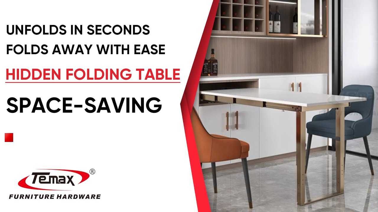 Hidden Folding Table System | Unfolds in Seconds, Folds Away with Ease ...