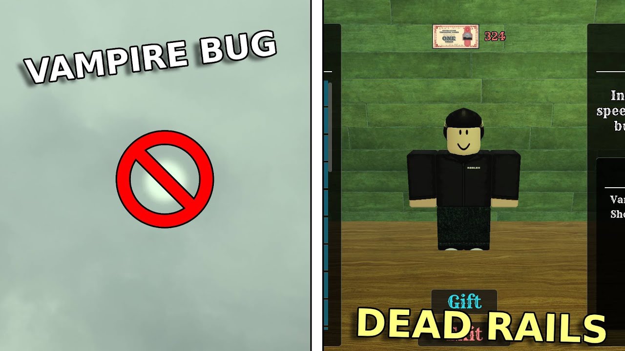 Hướng Dẫn Cách Bug Bất Tử Của Class Vampire Trong Dead Rails - YouTube