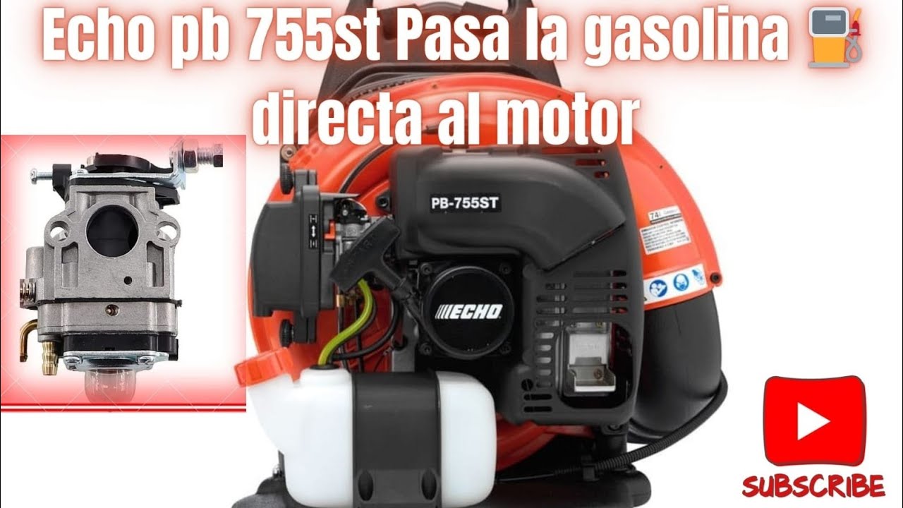 Echo 755st pasa la gasolina directa al motor #Echo #lolambiolavaca # ...