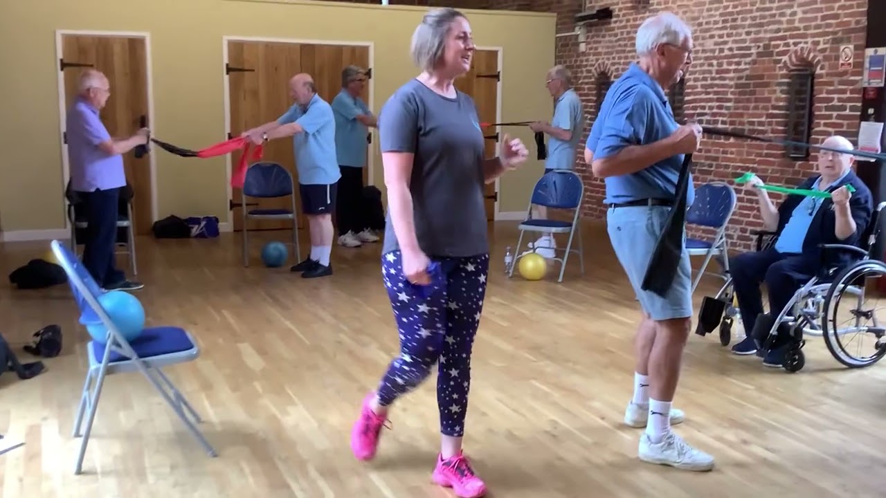Prostate cancer exercise class - YouTube
