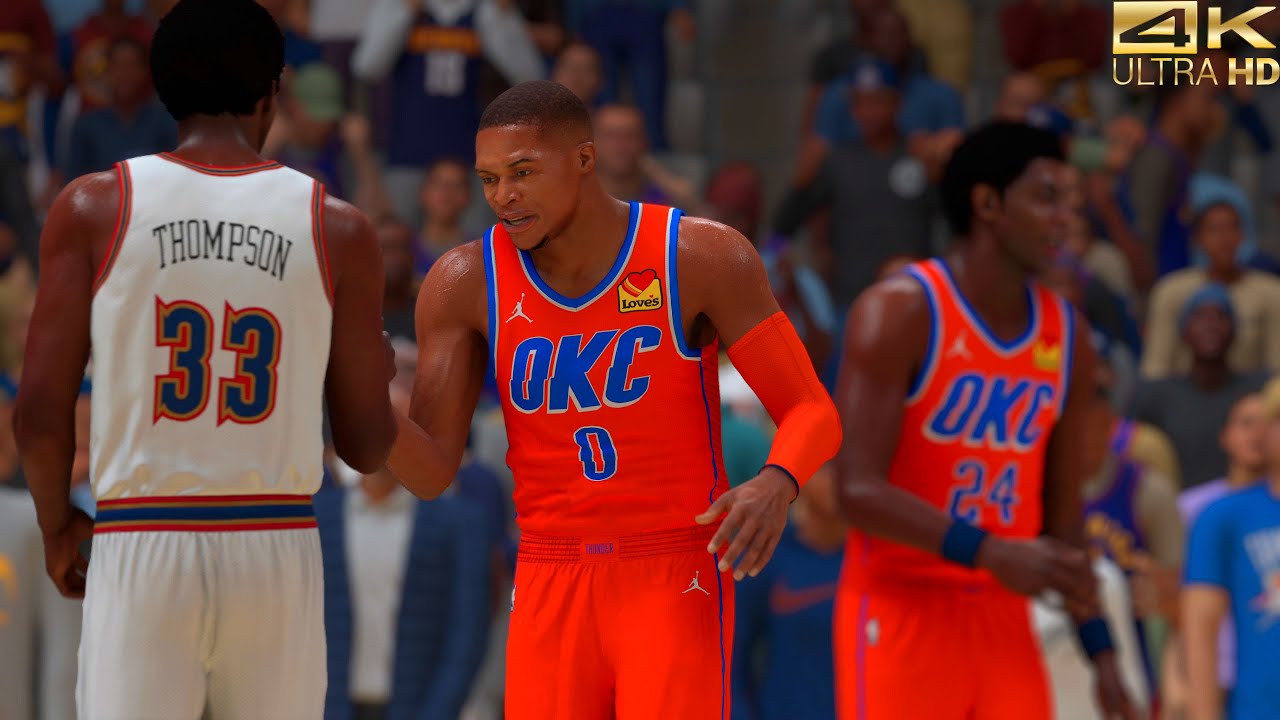 NBA 2K25 (PS5) All-Time Thunder vs. All-Time Nuggets [4K ULTRA HD ...
