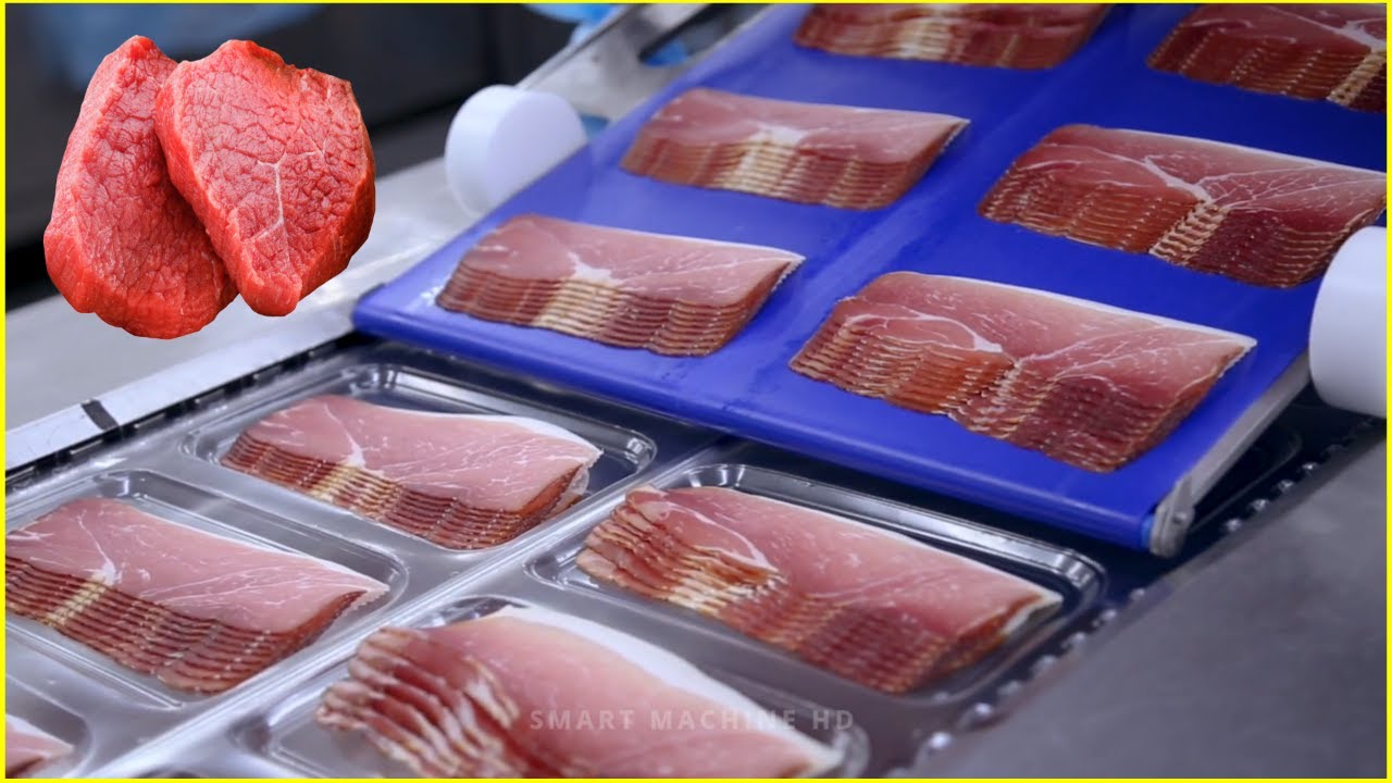 Meat Processing Factory With Modern Technology | Cool Automatic ...