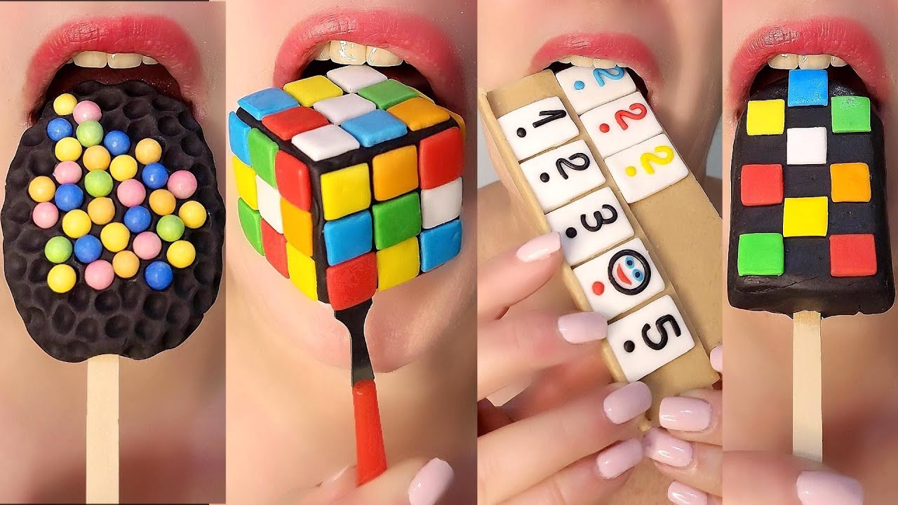 ASMR SUGARCRAFT Emoji Food Fondant POPULAR GAMES ICE CREAM CHOCOLATE ...