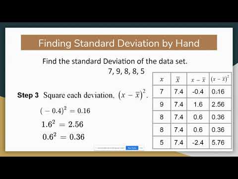 Standard Deviation on Desmos - YouTube