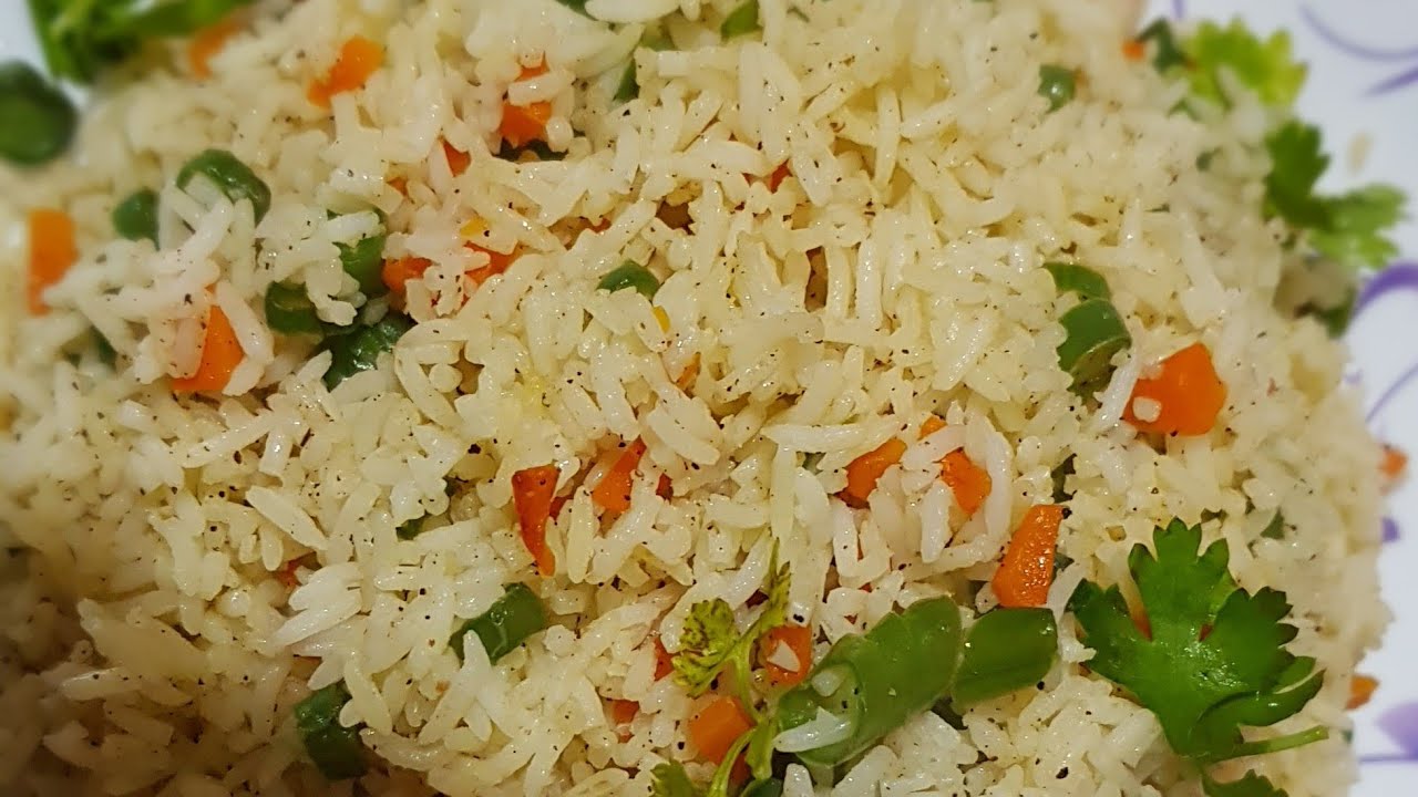 Pepper Rice ||Easy and tasty - YouTube