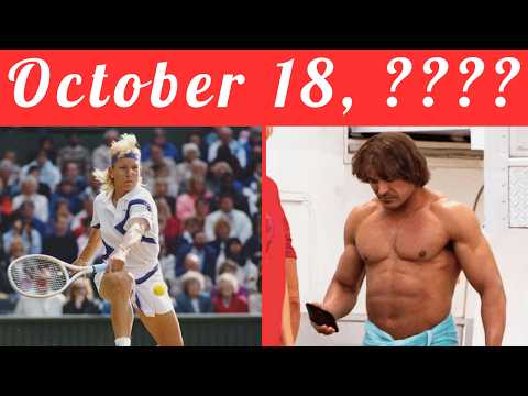 These 20 Celebrity Events on October 18 Changed History Forever!