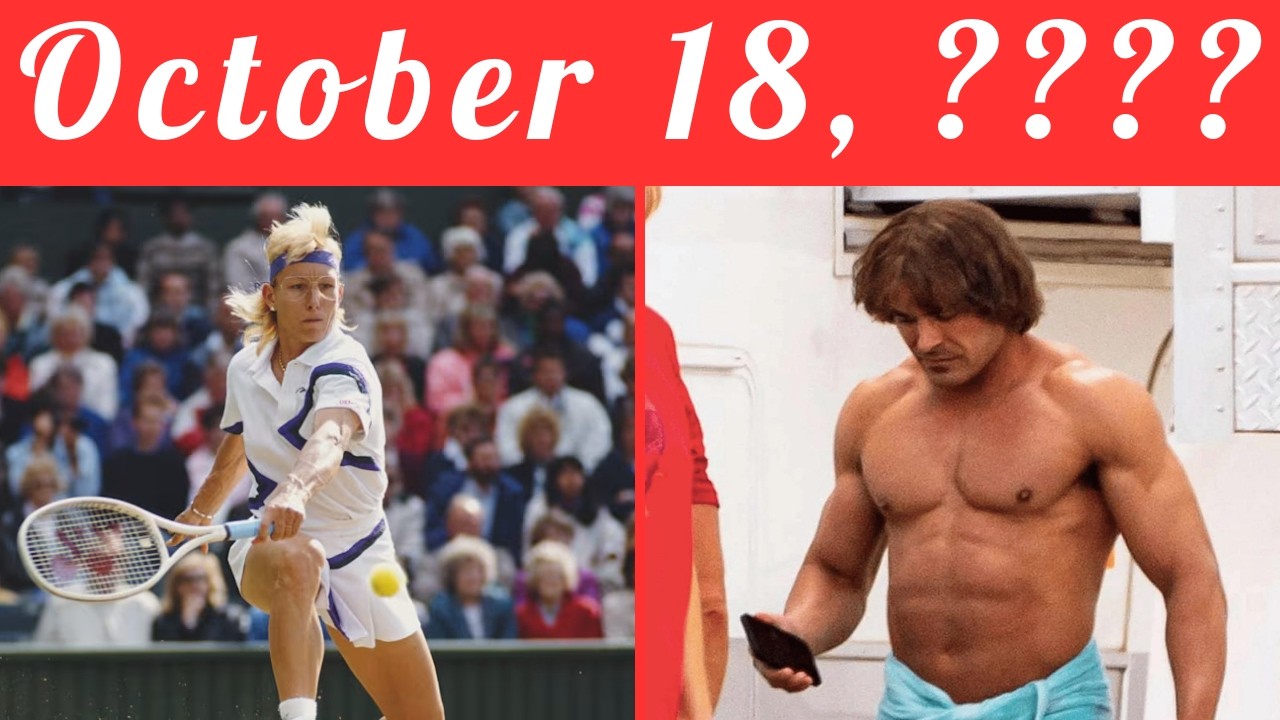 These 20 Celebrity Events on October 18 Changed History Forever! - YouTube