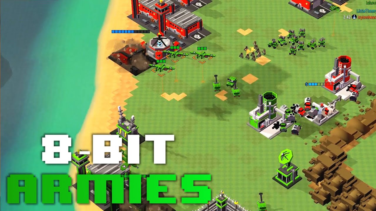 8 Bit Armies! NEW Custom Maps With Speedy! (INSANE DRONE ARMY!) - YouTube
