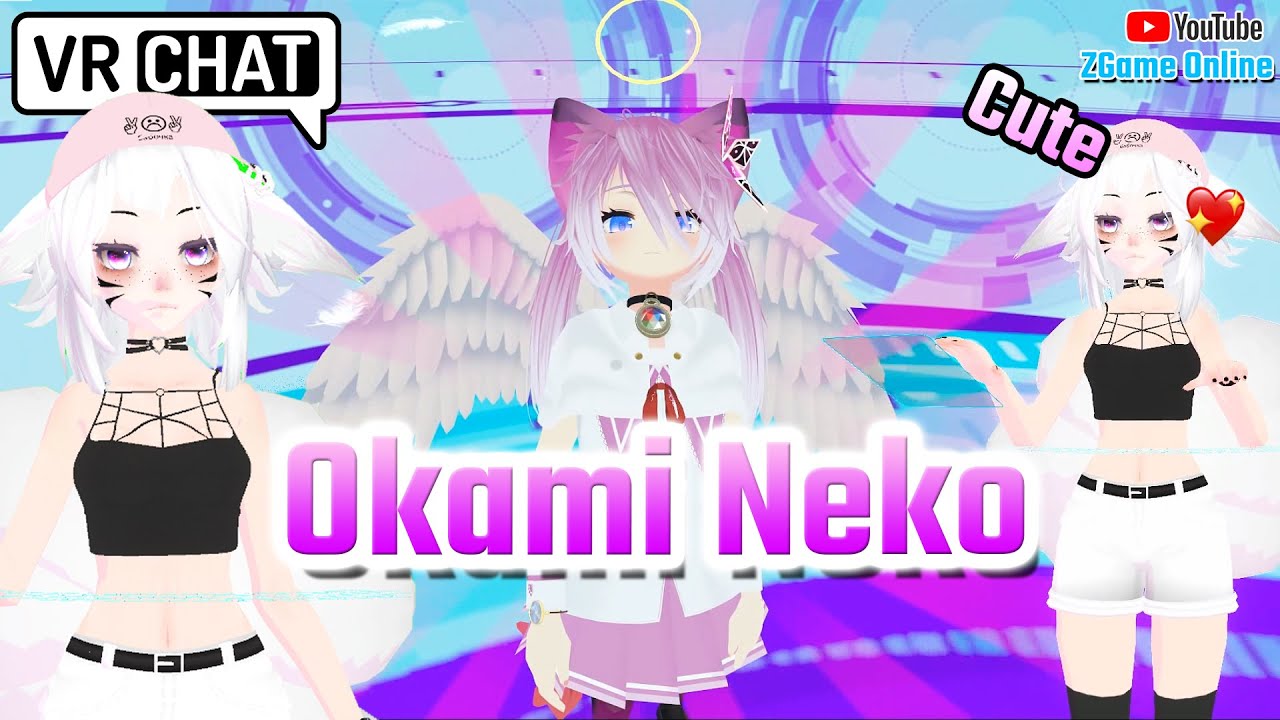 Okami Neko Avatars for VRChat , Virtual Droid 2 , Skin Models , Skin ...