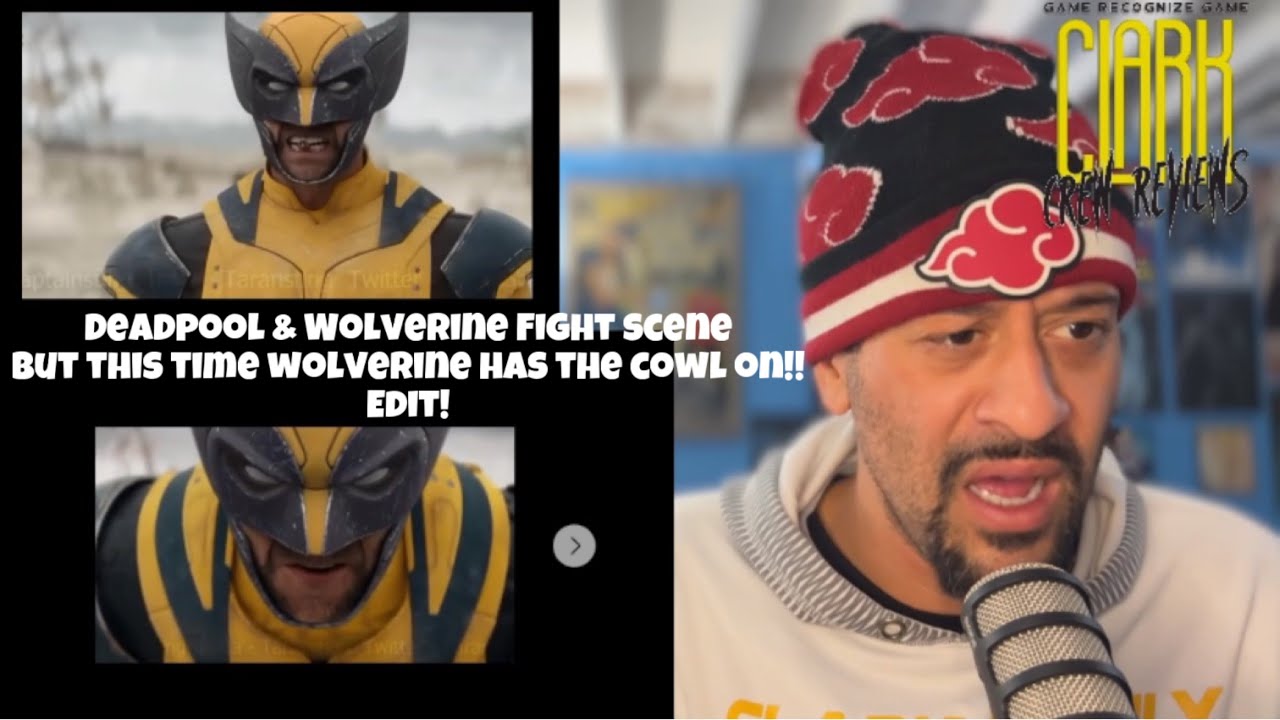 Deadpool & Wolverine Fight scene but this time wolverine has the cowl ...