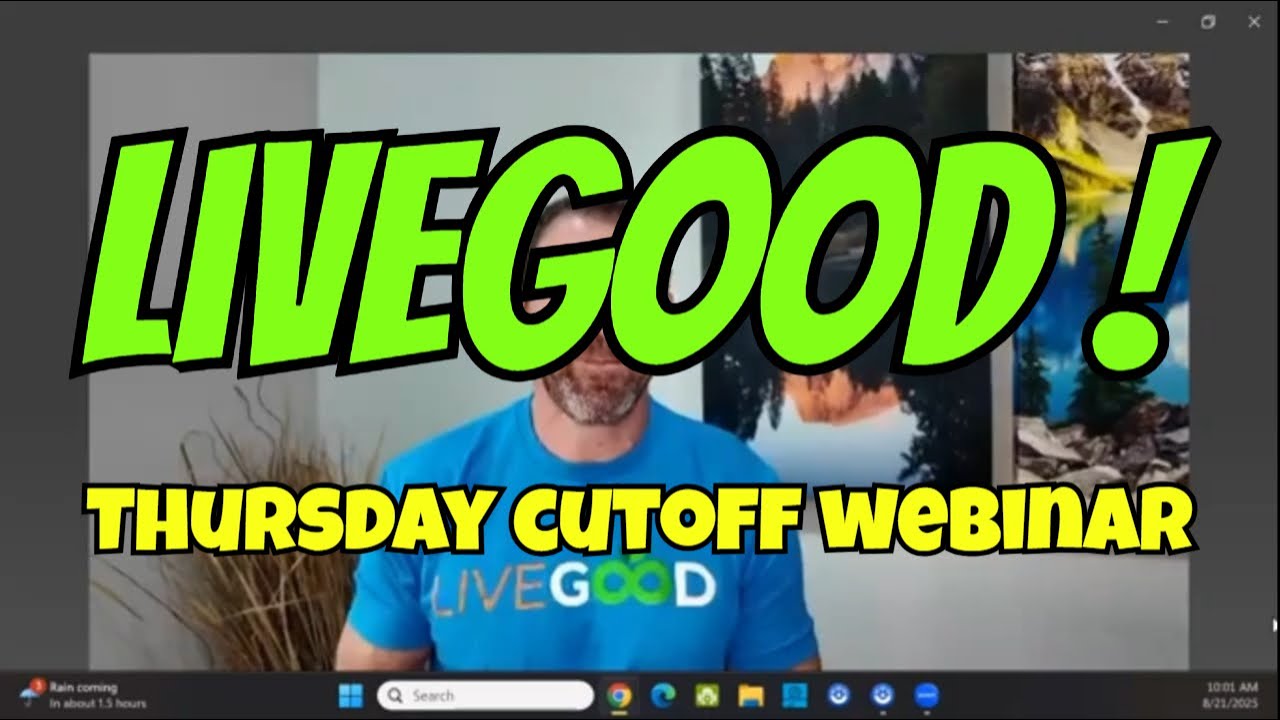 LIVEGOOD: Thursday Live Cutoff Zoom, Exciting New Updates! - YouTube