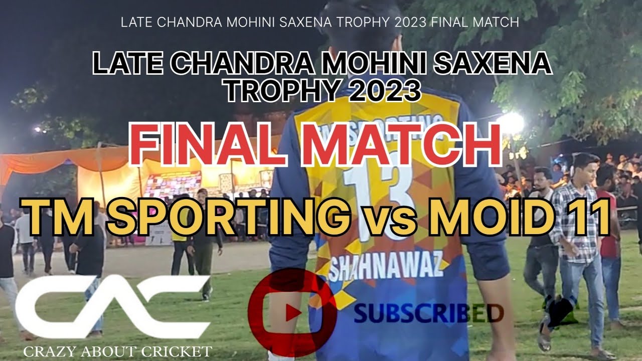 "TM SPORTING VS MOID 11" FINAL MATCH BABA HAZARA BAGH NIGHT CRICKET ...