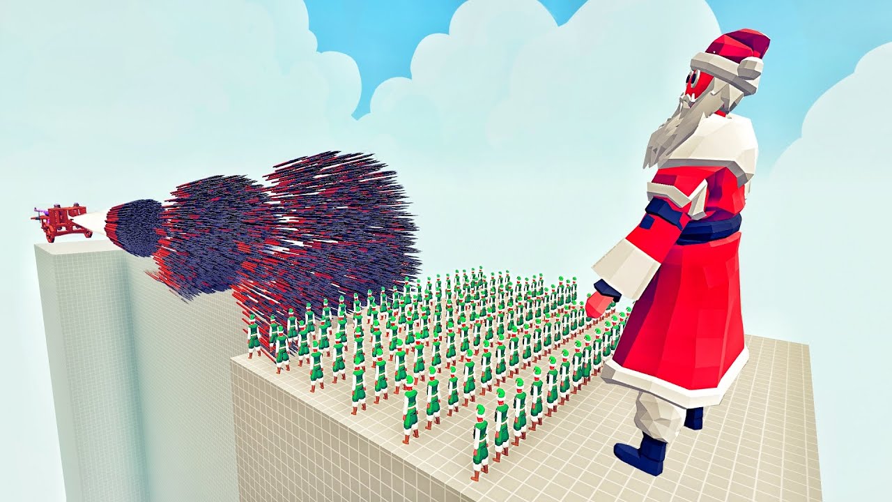 100x ELF + GIANT SANTA vs EVERY GOD - Totally Accurate Battle Simulator ...