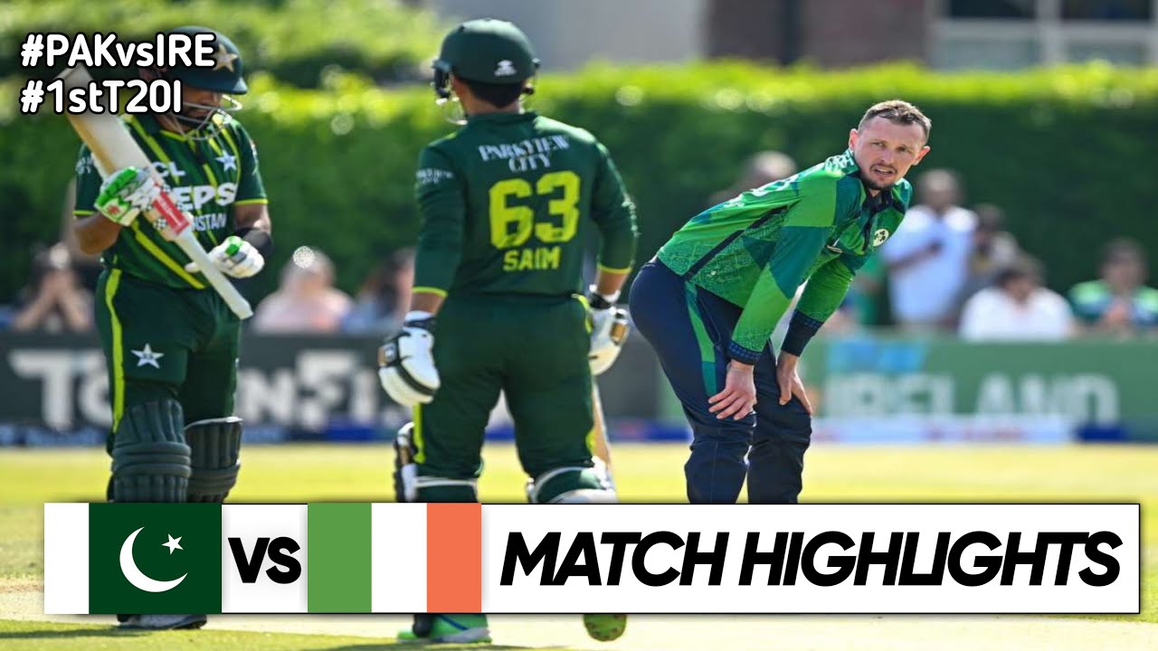 Pakistan vs Ireland 1st T20 Match Highlights 2024 | PAK vs IRE 1st T20 ...