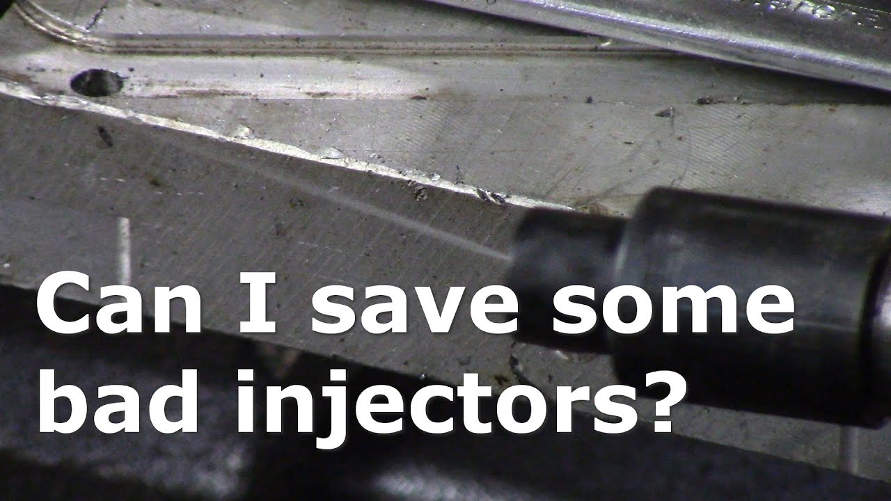 2 5 Diesel injectors. Some bad examples. Can they be rescued? - YouTube