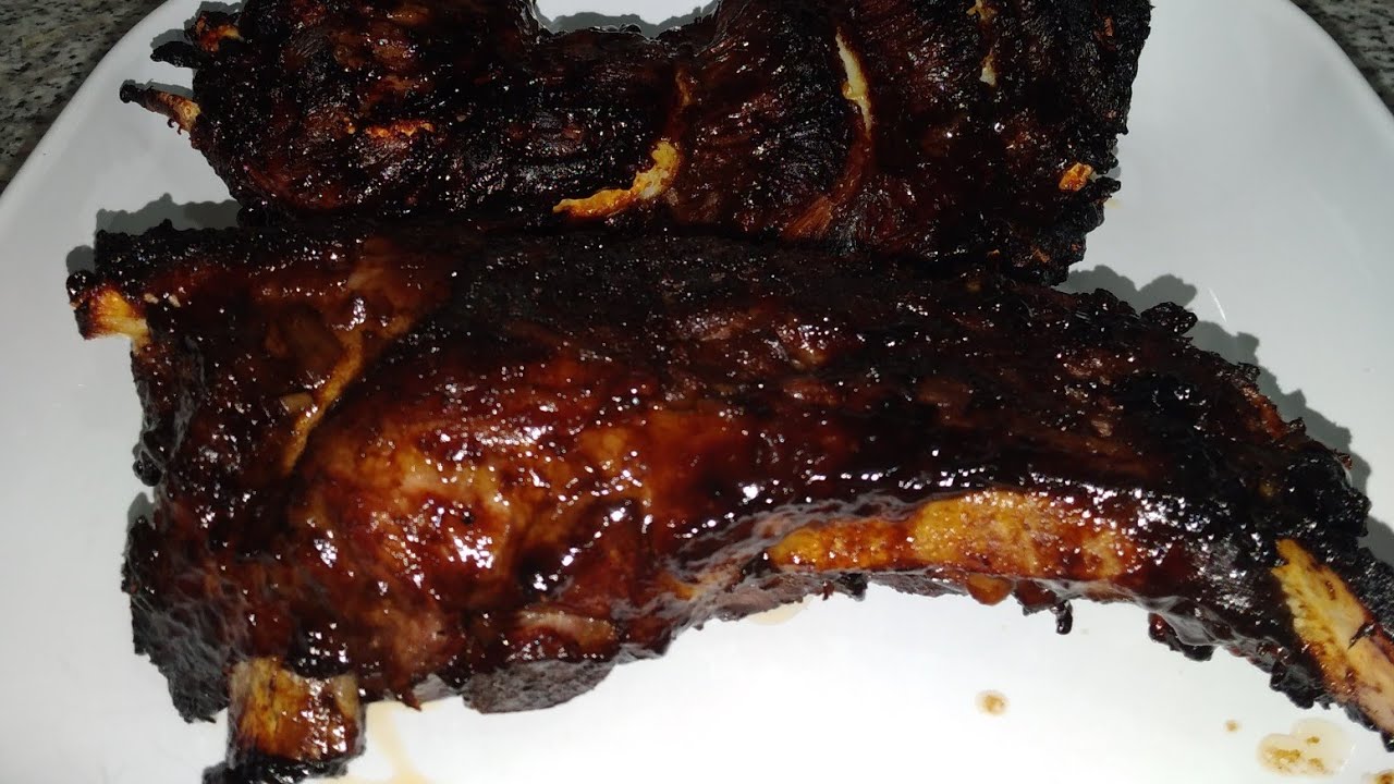 Como preparar costillitas de cerdo a la BBQ con salsa echa en casa ...