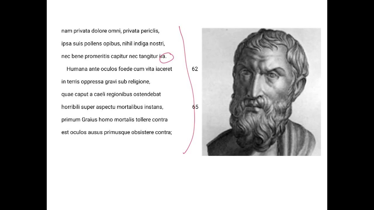LatinPerDiem Latin Lessons: Lucretius, De Rerum Natura 9 - YouTube