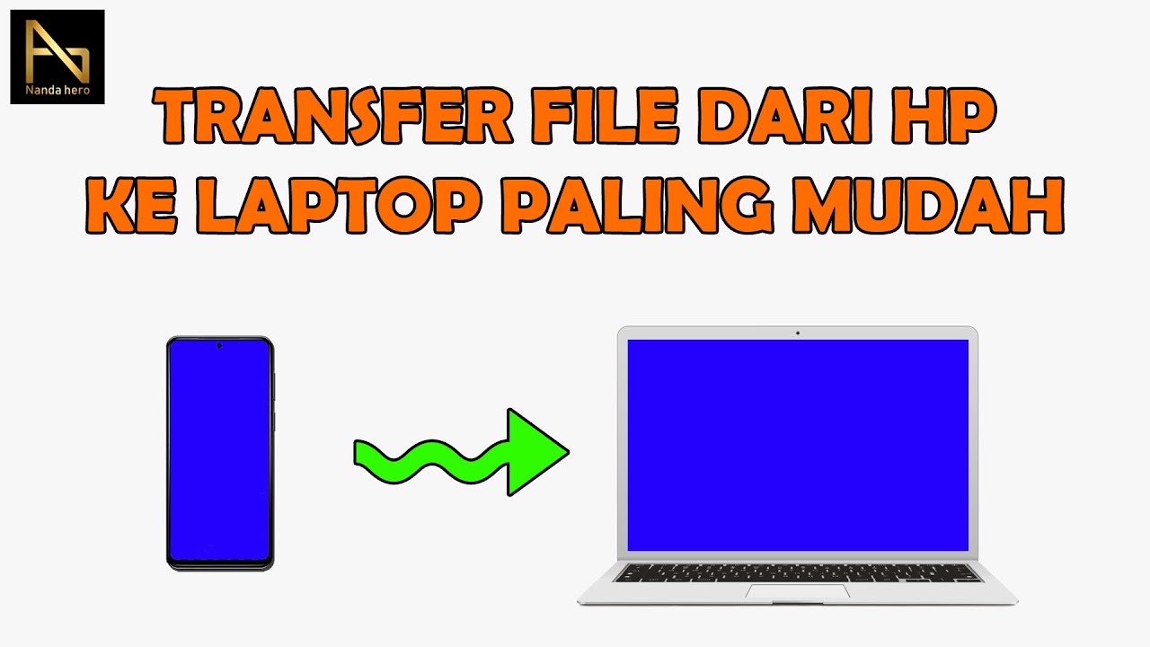 CARA TRANSFER FILE DARI HP KE LAPTOP DENGAN KABEL DATA - YouTube