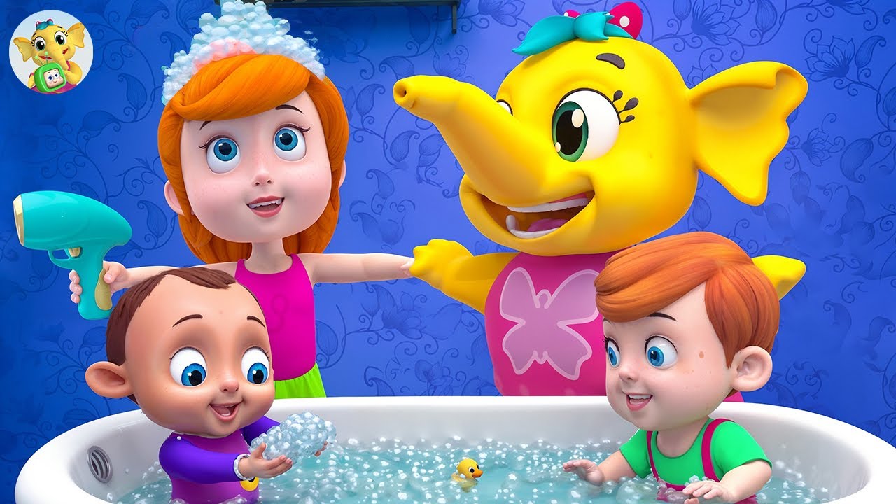 The Bubble Bath Song | New Born Baby Nursery Rhymes + Kids Songs | Baby ...