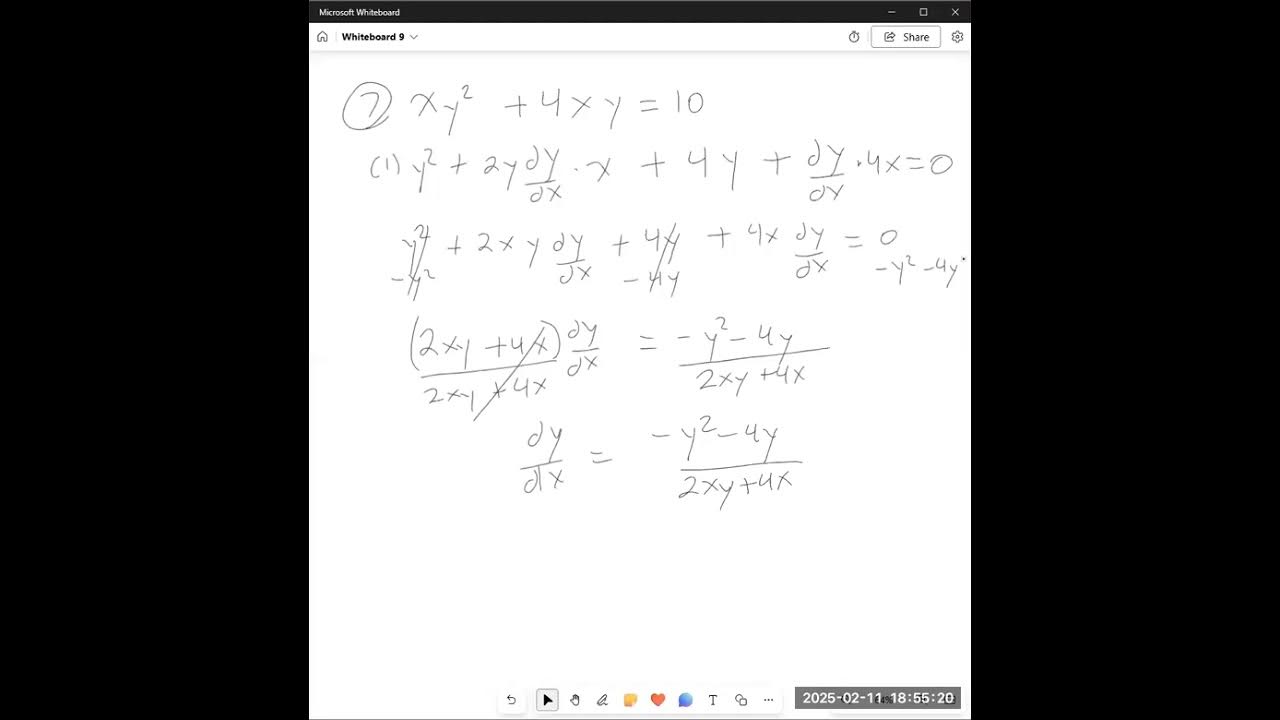 Implicit Differentiation (Section 2,7, Objective 1) - YouTube