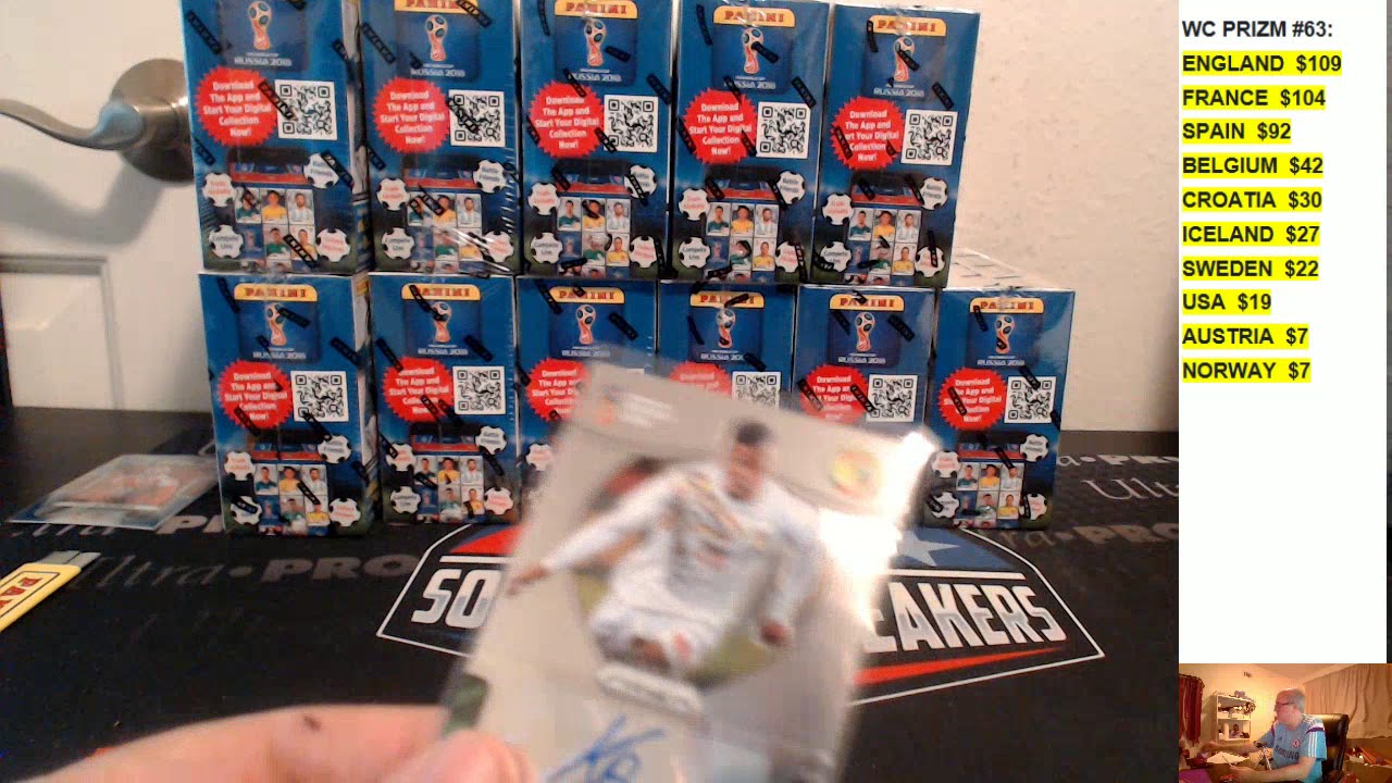 2018 PANINI FIFA WORLD CUP PRIZM 12 BOX HOBBY PICK YOUR TEAM CASE BREAK ...