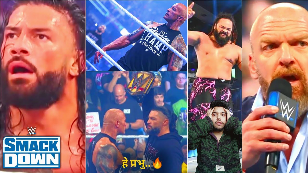 'Rock add Ho.. 🔥 Rock add to Roman / Cody, Solo sikoa today, Jacob fatu ...
